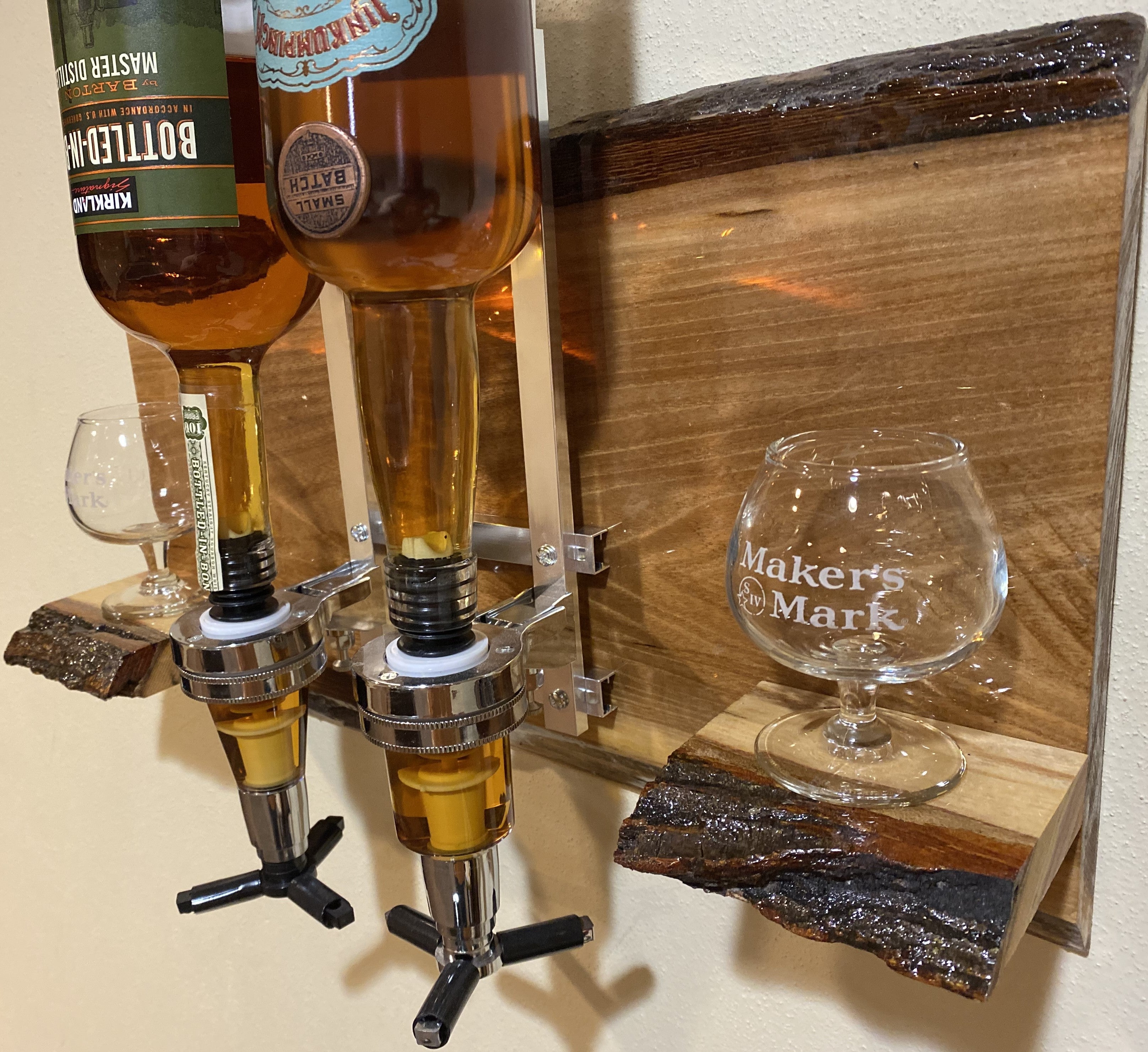 Barware | Live Edge Wine Rack | Coasters | Liquor Dispensers – TB Wood ...
