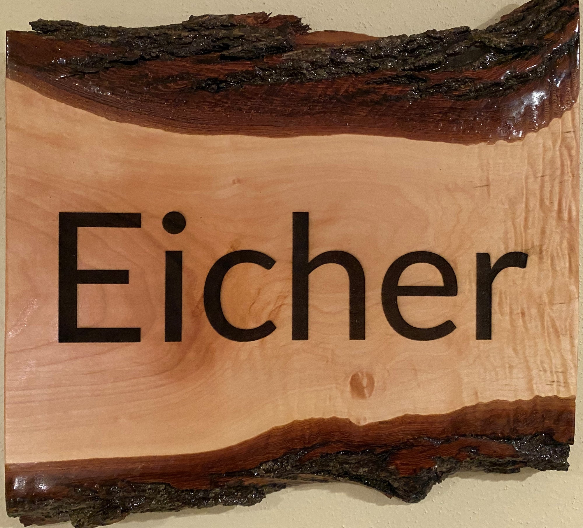 Custom Name Panel | Live Edge Name Panel | Last Name Sign | Welcome To ...
